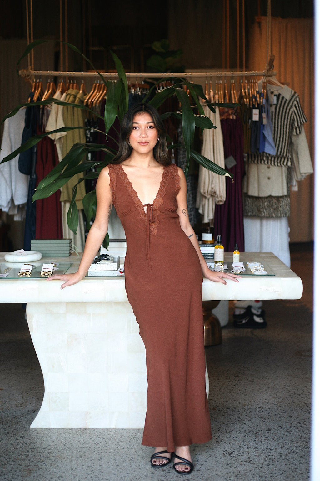 Gemma Maxi Dress – umber